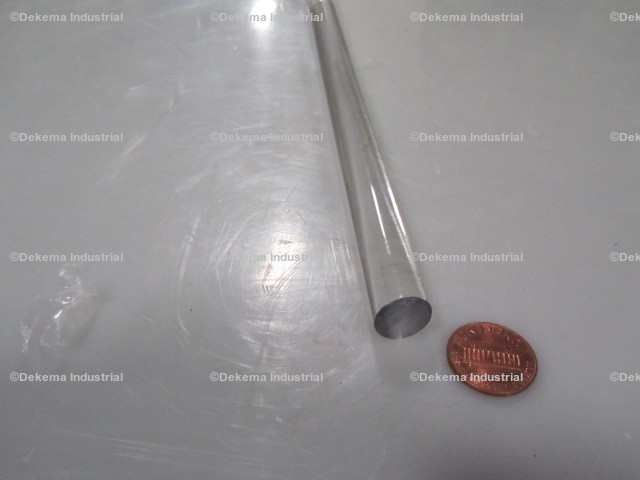 PETG Rods, Clear, FDA, .062 to 2.0 Inch Diameters